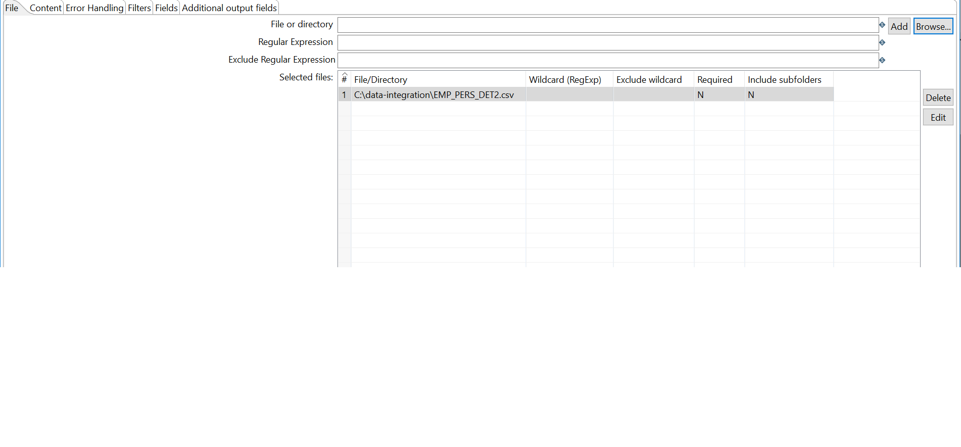 Check Number of fields in csv file in Pentaho – IT Talkers
